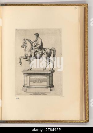 Equestrian Statue of Marcus Aurelius, 1548, by Monogrammist CB after ...