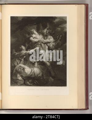 Jacques Bouillard (Engraver) Borée and Orthythia. Copper engraving ...