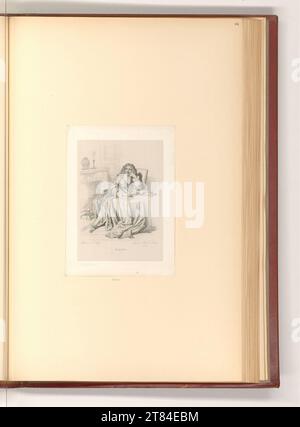 Louis Pierre Henriquel-Dupont (Engraver) Moses exposed on the Nile ...