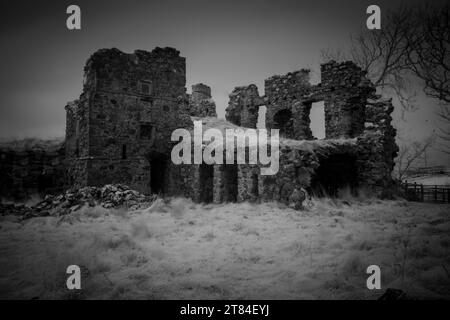 pitsligo castle near rosehearty aberdeenshire scotland Stock Photo - Alamy