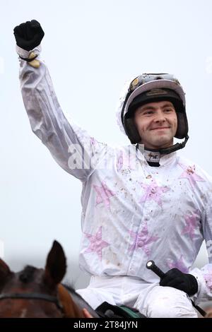 Springwell Bay and jockey Jonjo O'Neill Jr after winning the Betfair ...