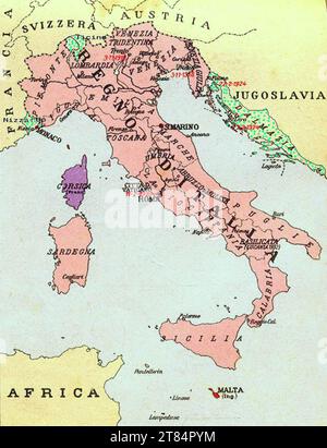 Italian ethnic regions Stock Photo - Alamy