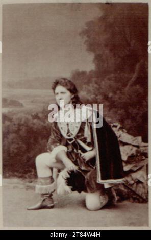 Emil Rabending Actress in the pants role of a young gentleman in white ...