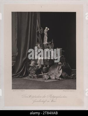 Victor Angerer Still life with pieces from the Ambras collection and a ...