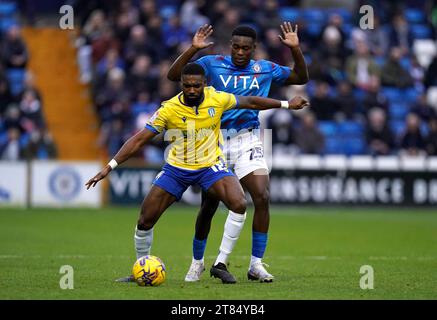 Colchester United's Mandela Egbo during the Sky Bet League Two match at ...