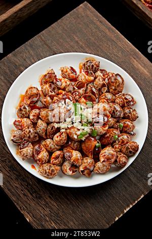 Delicious Chinese food, Sea Snails in Spicy Wine，boiled Sea Snails ，Sea ...