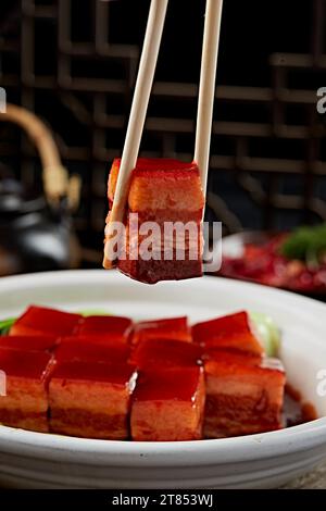 Hakka braised pork belly, dongpo pork,chinese cuisine Stock Photo - Alamy