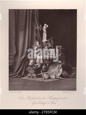 Victor Angerer Still life with pieces from the Ambras collection and a ...
