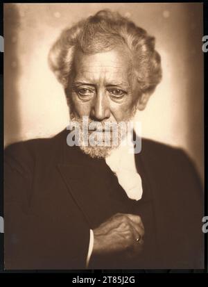 Rudolf Koppitz Men's portrait. Silver gelatin paper, photo on two ...