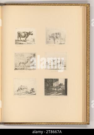Frederik Theodor Faber (Engraver) Landscapes and animals. etching 1806 ...