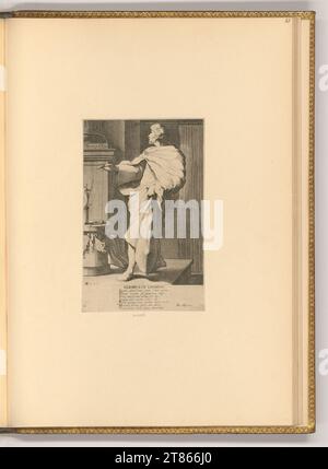 Jacob de Gheyn III. (Engraver) Triton blows a shell horn; Hercules and ...