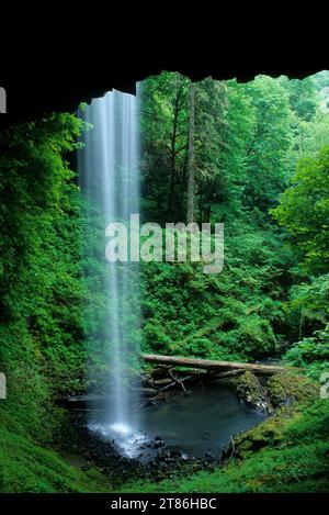 Shellburg Falls, Santiam State Forest, Oregon Stock Photo - Alamy