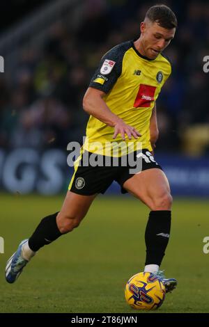 Harrogate Town's Jack Muldoon during the Emirates FA Cup first round ...