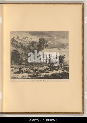 Jan de Visscher (Engraver) Aurora. etching 1653-1712 , 1653/1712 Stock ...