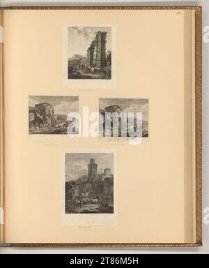 Carl Wilhelm Weisbrod (Engraver) Landscapes with shepherd. etching ...