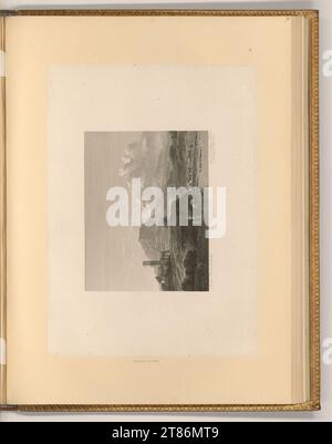 Claude-François Fortier (Engraver) Landscape with cows on a river ...