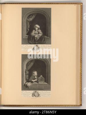 Marie-Louise Adélaïde Boizot (Engraver) Girl with book. Copper ...
