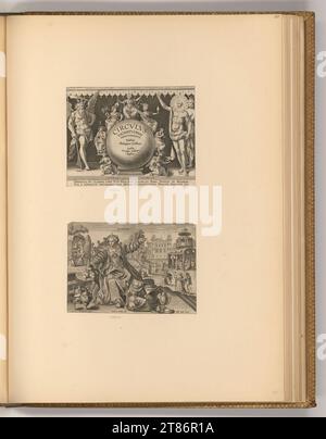 Jan Collaert der Jüngere (Engraver) Title leaf; Saturn; Jupiter; Mars ...