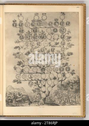 Family tree of the Medici family, Cornelis Cort, After, 1984 print ...