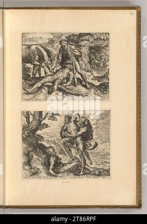 Cornelis Cort (Engraver) Hercules defeats the Hydra from Lerna ...