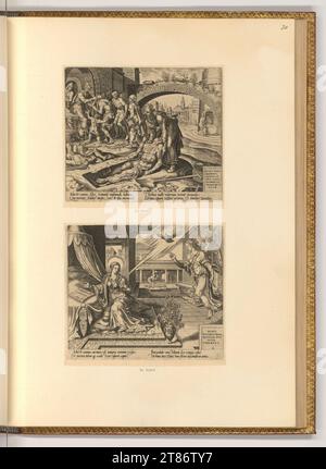 Harmen Jansz. Muller (Engraver) The eight beatitudes. Copper engraving ...
