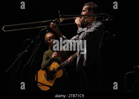 Danish song-writer singer Tina Dico and Icelander musician Helgi ...