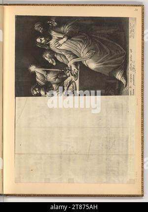 A copper engraving by Jan Harmensz. Muller showing the fight between ...
