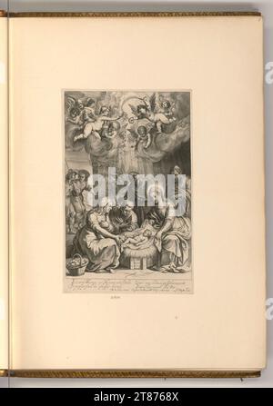 Adoration of the Shepherds, Crispijn van den Queborn, After Hendrik van ...
