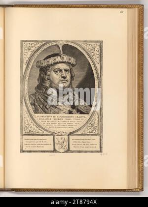 Cornelis Visscher (Engraver) Portrait Florens I of Holland. Copper ...