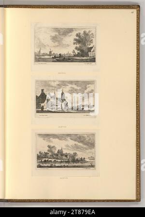 Jan de Visscher (Engraver) River landscapes. etching 1682-1712 , 1682/ ...