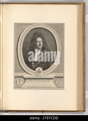 Gerard Edelinck (Engraver) Porträt Jules-Paul de Lionne. Copper ...