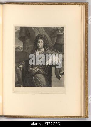 Portrait of Alexis Hubert Jaillot, Cornelis Martinus Vermeulen, After J ...