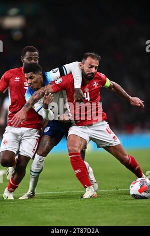 Marcus Rashford of England - England v Malta, UEFA EURO 2024 Qualifier ...