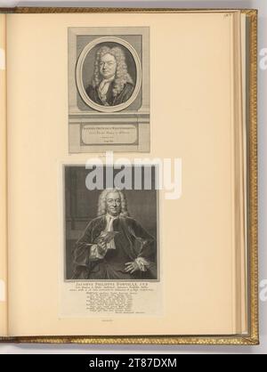 Jacob Houbraken (Engraver) Portraits Johannes Burman, Bernhard ...