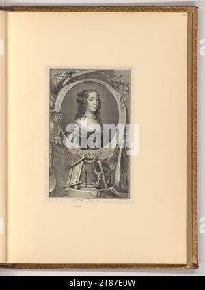 Portrait of Amalia van Solms, Jacob Houbraken, after Gerard van ...