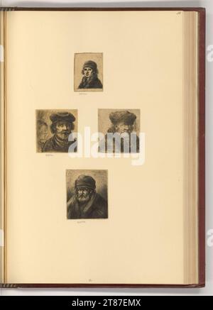 Jan Chalon (Engraver) Portraits. etching 1800 , 1800 Stock Photo - Alamy