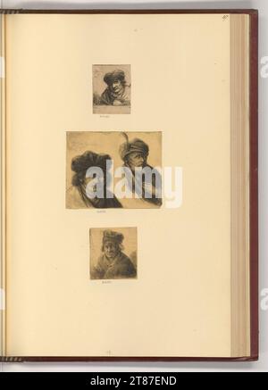 Jan Chalon (Engraver) Portraits. etching 1800 , 1800 Stock Photo - Alamy