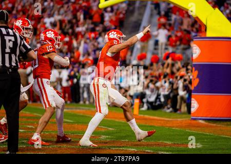 November 18, 2023: Clemson Tigers cornerback Avieon Terrell (20 ...