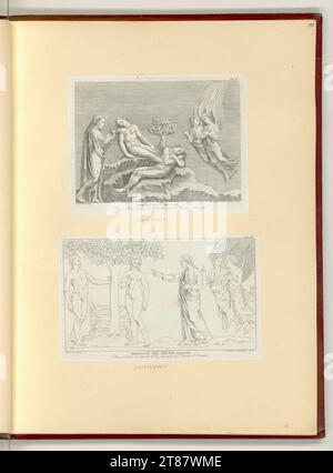 Giovanni Battista Leonetti (Engraver) Creation of Adam and Eva. Copper ...