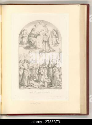 unbestimmt (Engraver) Mary coronation. Copper engraving, etching 1750-1850 , 1750/1850 Stock ...