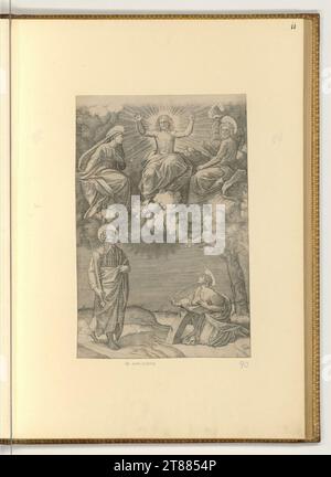 Marcantonio Raimondi Christ, Maria, John the Baptist and the St ...