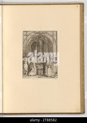 Marcantonio Raimondi Marriage of Mary. Copper engraving print (1 ...