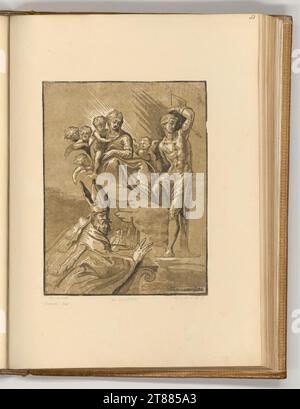 Madonna and Child, St. Sebastian and a bishop, Giuseppe Nicola ...