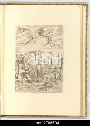 Marcantonio Raimondi Triumph der Galatea. Copper engraving; etching 16 ...