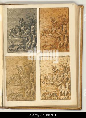 Bathing nymphs, Ugo da Carpi, Carpi near Ferrara around 1480 - 1532 ...