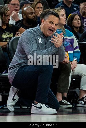 Xavier head coach Sean Miller during the second half of an NCAA college ...