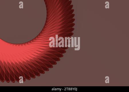 Abstract Modern Design. Round Swirl Minimalistic Circle Form Stock ...