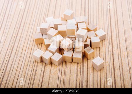 Wooden toy cubes as educational and business concept objects Stock ...