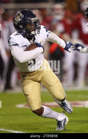 November 18, 2023: Panthers running back Kejon Owens #5 cuts back ...