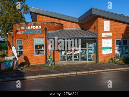 Hungerford Hub and Library building, Hungerford, Berkshire, England, UK ...